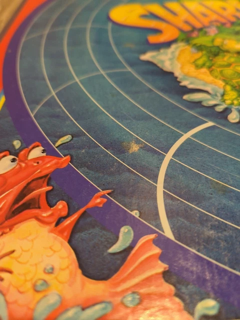 VINTAGE 1988 MILTON Bradley Shark Attack Board Game Complete Working ...