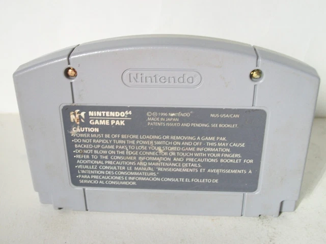 BLAST CORPS NINTENDO 64 N64 Faded Labels Action Puzzle Game Destruction ...