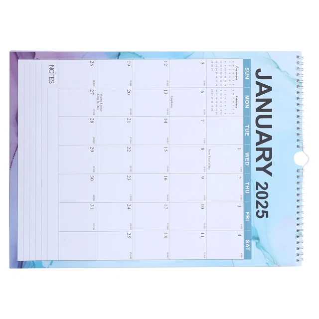 CALENDAR SHIFT PLANNER Hourly Yearly Social Media 2025-2026 Monthly ...