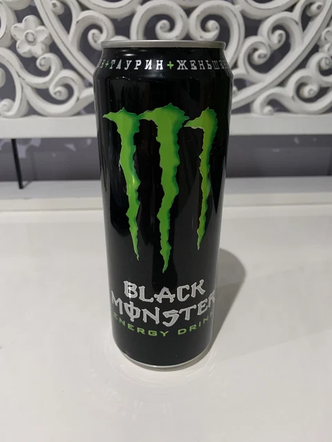 MONSTER ENERGY DRINK Black Monster Original Russia Full NEW RARE ...