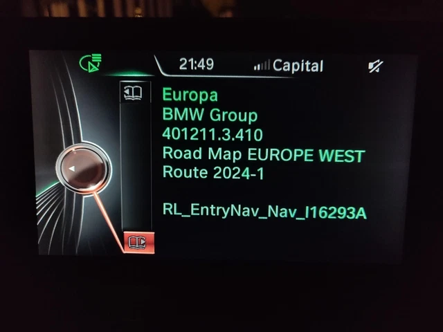 ORIGINAL BMW EUROPE Route FSC 2024-1 code + BMW Europe ROUTE 2024-1 Map ...