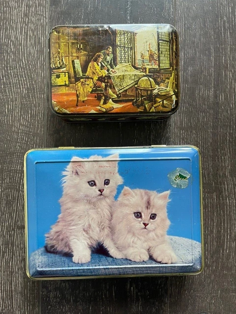 VINTAGE PASCALL CLAREMONT Tasmania Hinged Tin 1940s x 2 $39.99 ...
