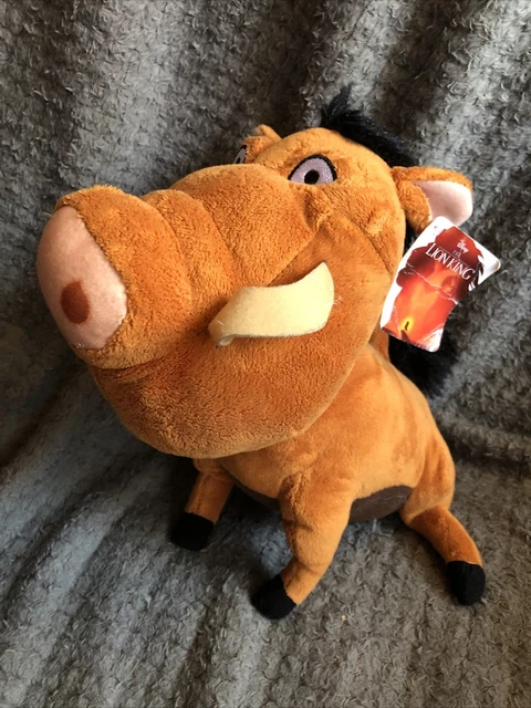 DISNEY THE LION King Pumbaa Pumba Warthog Soft Toy Collectible Plush ...