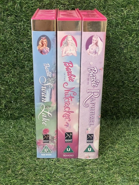 BARBIE VINTAGE VHS Video Tapes Bundle Nutcracker Rapunzel Swan Lake EUR ...