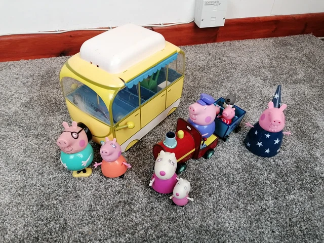 PEPPA PIG BUNDLE Camper Van Train And Figures etc EUR 14,42 - PicClick DE