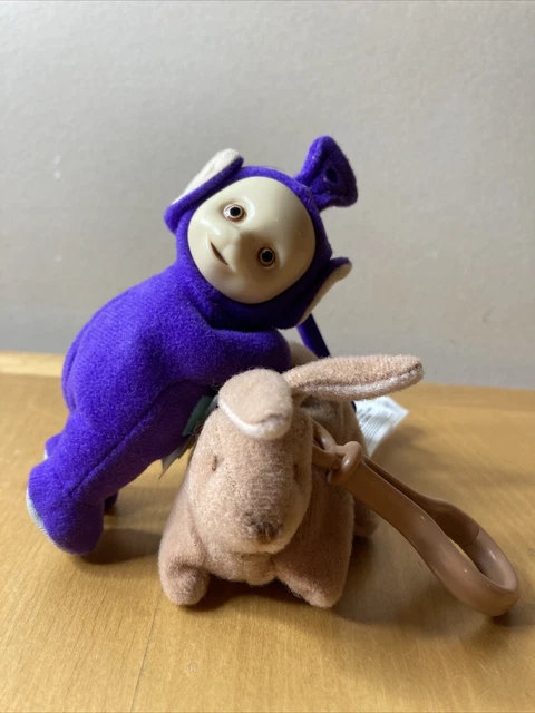 TELETUBBIES TINKY WINKY & bunny Plush Clip On key ring Mcdonald’s ...