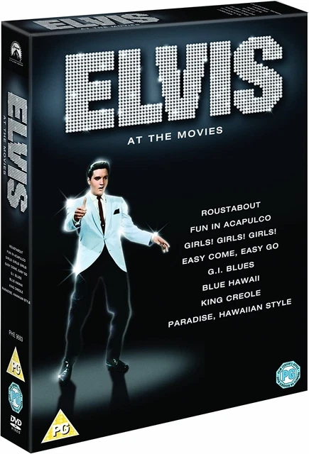ELVIS PRESLEY 8 Film DVD Box Set Roustabout Girls Girls Girls, GI Blues ...