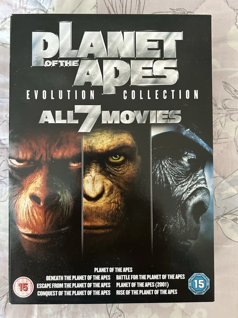 PLANET OF THE Apes: Evolution Collection (DVD, 7 Movie Box Set, Like ...