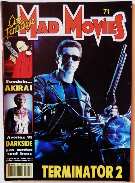 MAD MOVIES CINE Fantastique N° 71 1991 Schwarzenegger Terminator 2 ...