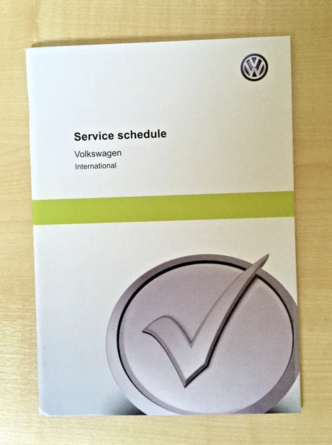 VW VOLKSWAGEN BEETLE Blank Service History Book Golf Gti Gtd Gt Tdi Fsi ...
