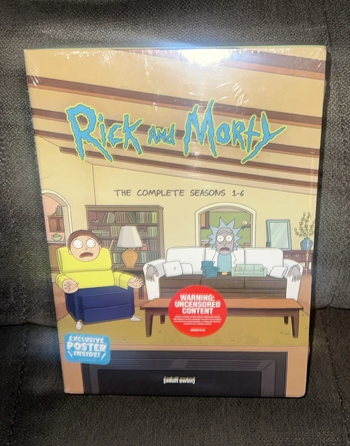 RICK AND MORTY: The Complete Seasons 1-6 (DVD) con copertina 🙂 EUR 56 ...
