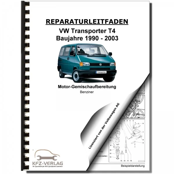 VW TRANSPORTER T4 (90-03) Simos Injection System 115 hp Shop Manual £14 ...