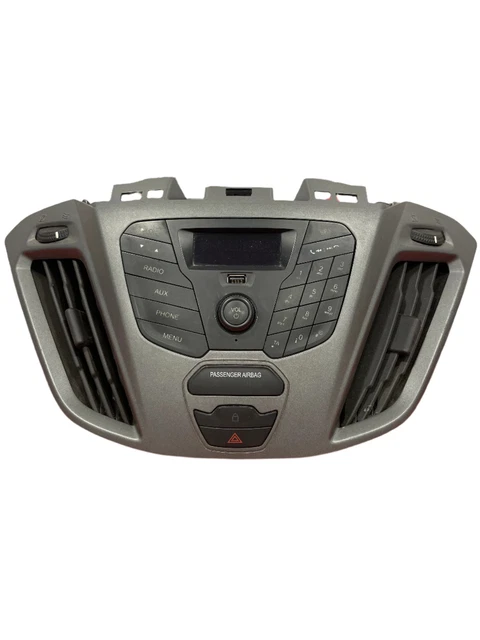 FORD TRANSIT CUSTOM RADIO STEREO HEAD UNIT AND SURROUND 2013-2018 P/N ...