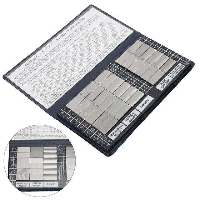ROUGHNESS COMPARISON SAMPLE Surface`Block Ra0.05-12.5mm Roughness ...