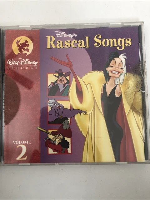 WALT DISNEY RECORDS Disney's Rascal Songs CD Volume 2 (1996) EUR 2,96 ...
