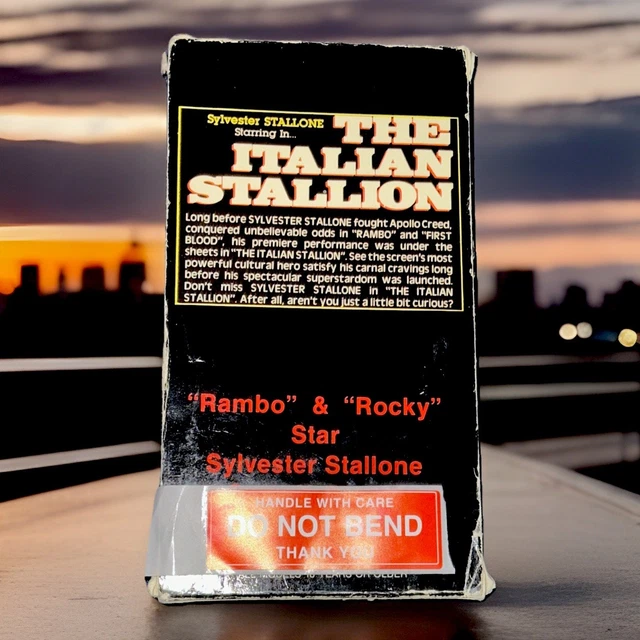 ITALIAN STALLION - Sylvester Stallone -VHS Rare 1970 -Before Rocky ...