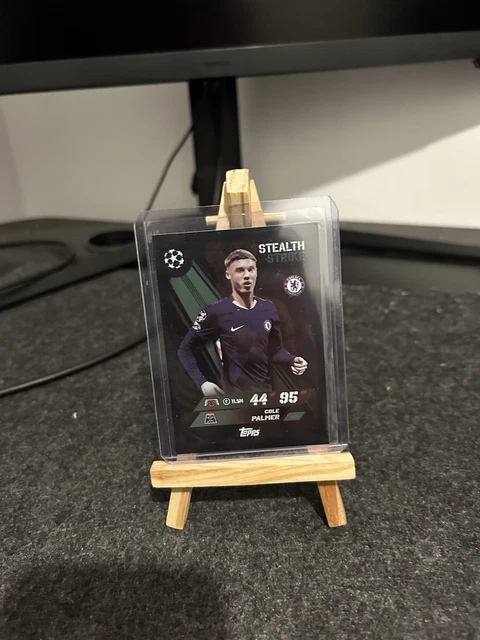 TOPPS MATCH ATTAX 25/26 Cole Palmer Stealth Strike Card Chelsea 2025 ...