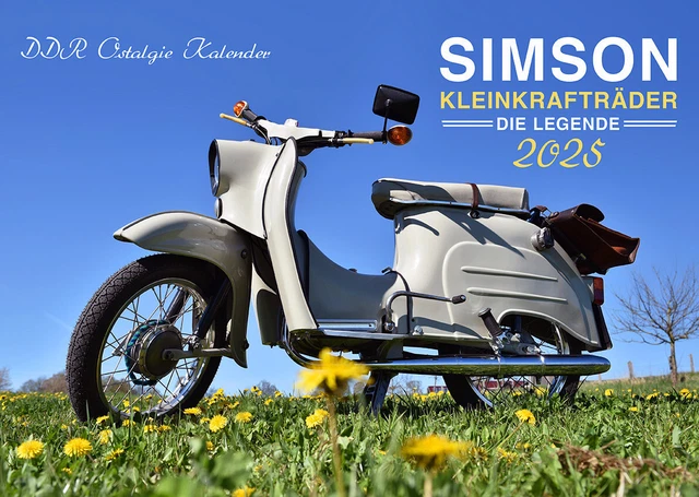 SIMSON KLEINKRAFTRÄDER 2025 - Motorrad Kalender DDR *NEU* Zubehör ...