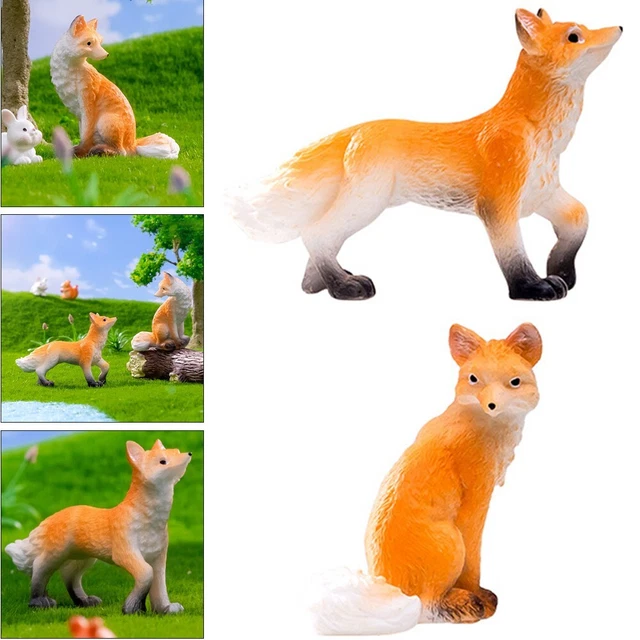 STATUE DE DESSIN animé de bureau renard dessin animé élément ludique ...