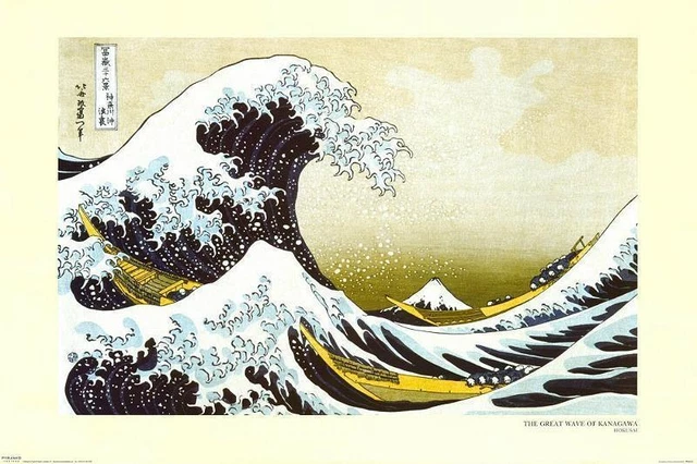 KATSUSHIKA HOKUSAI POSTER The Great Wave Of Kanagawa EUR 12,15 ...
