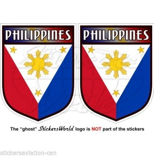 PHILIPPINES PHILIPPINE SHIELD Pilipinas Vinyl Bumper Decal-Sticker 3 ...