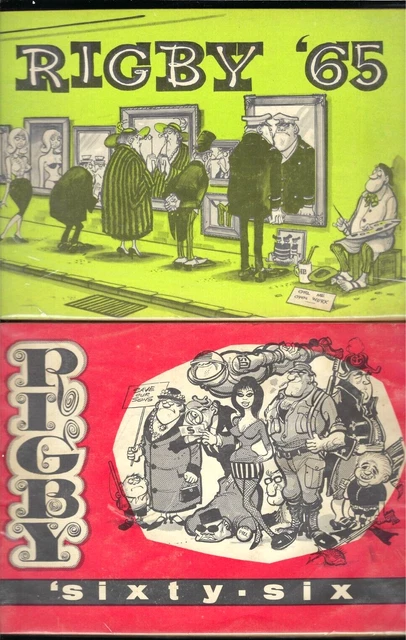 2 X PAUL Rigby 1965 + 1966 Comic Collections Western Australia EUR 18 ...