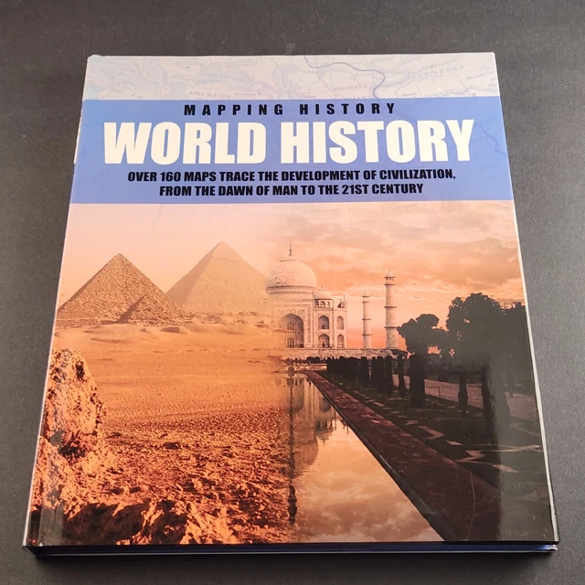 MAPPING HISTORY WORLD History Over 160 Maps Book Vintage By Ian Barns ...