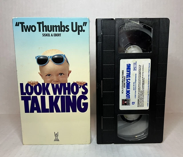 LOOK WHOS TALKING (VHS, 1989) Kirstie Alley John Travolta £3.14 ...