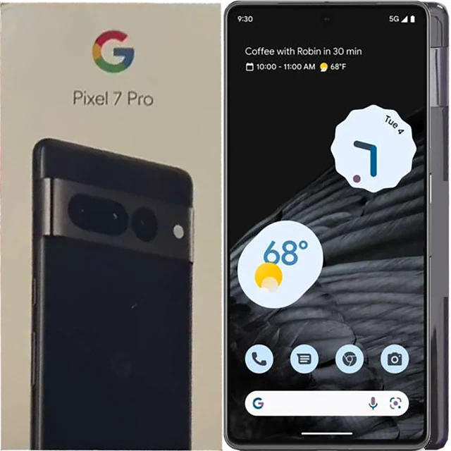GOOGLE PIXEL 7 Pro 5G Obsidian 256GB+12GB Dual-SIM Factory Unlocked OEM ...