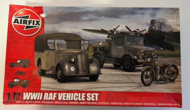AIRFIX A03311 1:72 WWII RAF Vehicle Set model kit £19.71 - PicClick UK