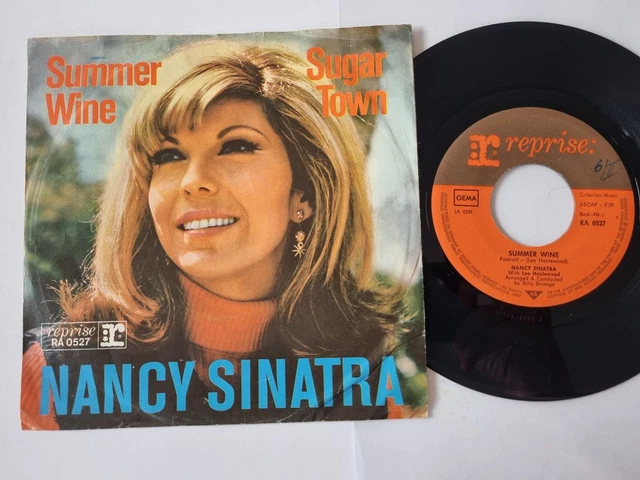NANCY SINATRA - Summer wine/ Sugar town 7'' Vinyl Germany EUR 31,99 ...