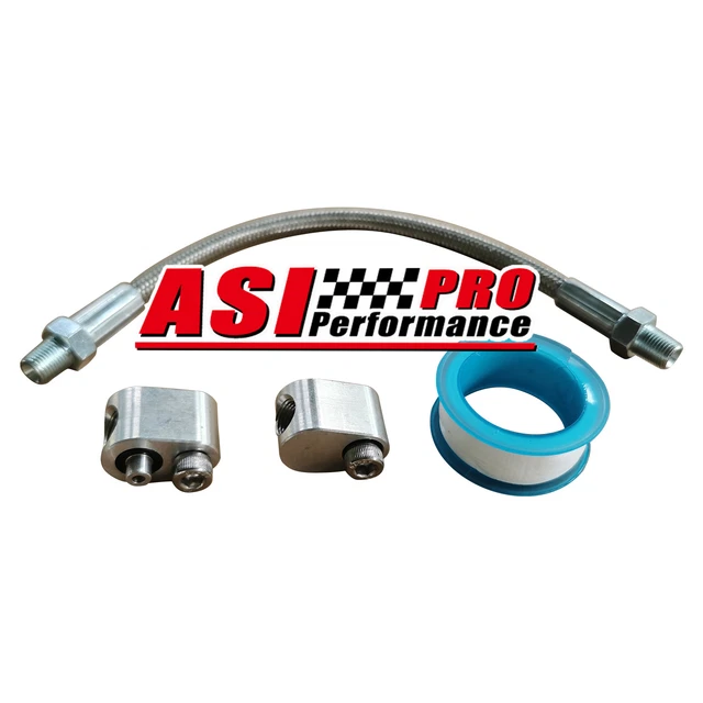 THROTTLE BODY BYPASS Coolant Crossover Kit Fit Holden LS1 HSV Stainless ...