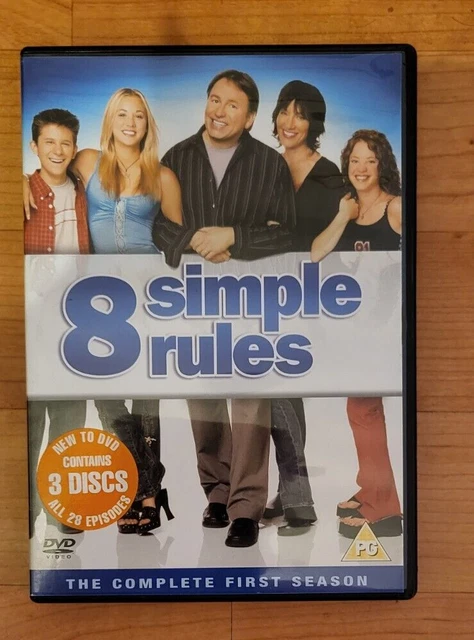 8 SIMPLE RULES Season One 1 Series Dvd Uk Region 2 £7.49 - PicClick UK