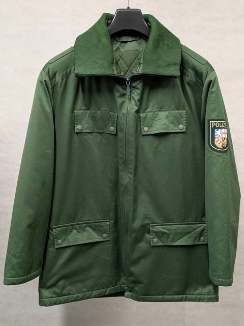 VINTAGE GERMAN SAARLAND Police Waterproof BGS Border Guard Jacket Size ...
