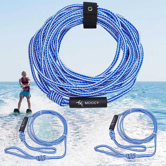 TUBE ROPES WITH Rope Keeper Water Ski Tow Ropes Surfing Water Sport ...