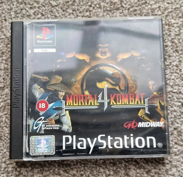 MORTAL KOMBAT 4 Ps1 £50.00 - PicClick UK