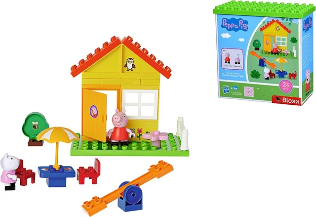 PEPPA PIG GARDEN House Construction Block Bloxx PlaySet 26 pcs £18.99 ...