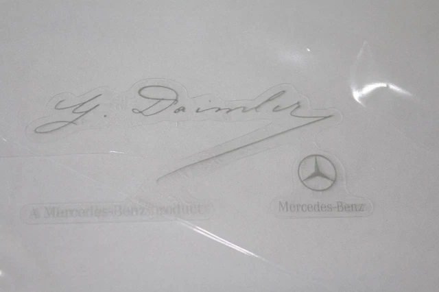 MERCEDES FRONT WINDSHIELD G Daimler Signature Sticker Decal Genuine ...
