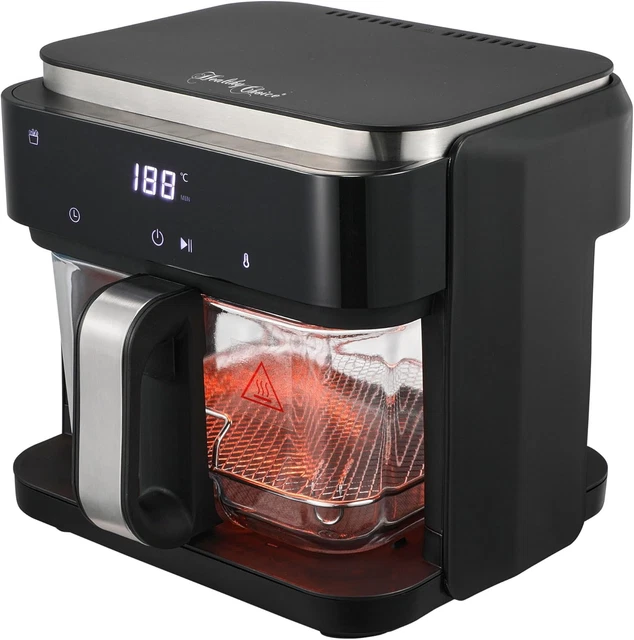 6L GLASS DIGITAL Air Fryer with High-End Touch Panel, Food-Grade ...