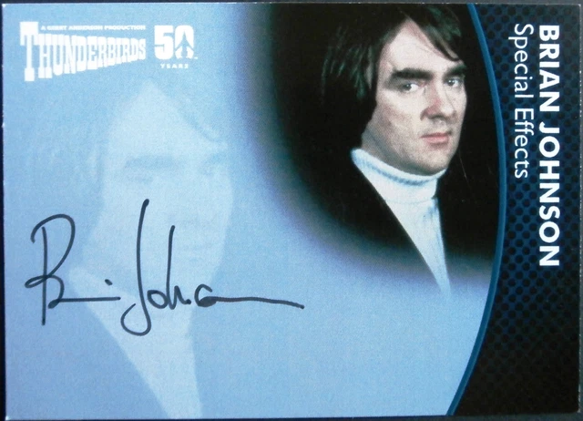 THUNDERBIRDS 50 YEARS - Brian Johnson (OSCAR WINNING SFX) - Autograph ...