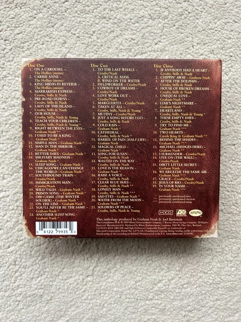 GRAHAM NASH - Reflections - 3Cd Box Set - Rhino 2009 - Crosby Stills ...