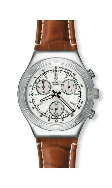 SWATCH IRONY CHRONO Gang Leader Ycs457 Quartz Watch (2004 Vintage ...