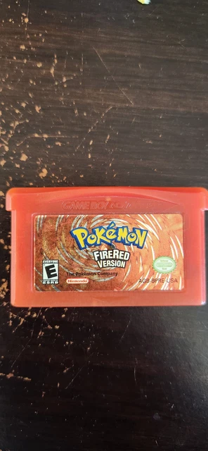 AUTHENTIC POKEMON: FIRERED Version (Nintendo Game Boy Advance, 2004 ...