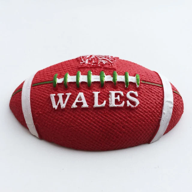 UK WELSH 3D Rugby Model National Flag Tourist Souvenir Crafts Fridge ...