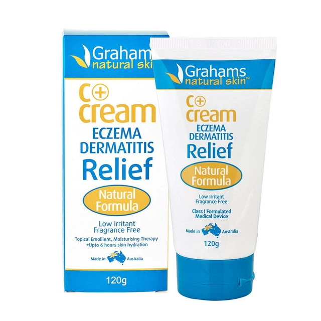 GRAHAMS C+ PLUS Eczema & Dermatitis Cream 120g £14.29 - PicClick UK