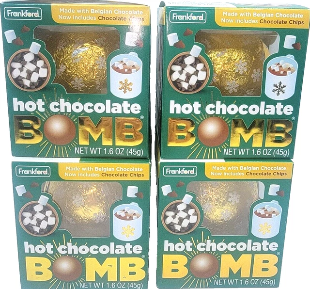 FRANKFORD (6-PACK) HOT Chocolate Bomb w Chocolate Chips 9.6 oz £9.64 ...