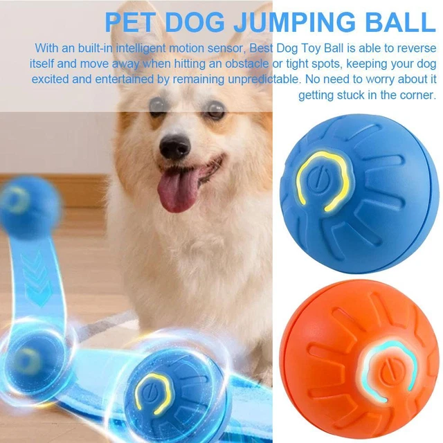 SMART DOG PUPPY Bouncing Toy Ball Electronic Interactive Pet Toy Movi ...