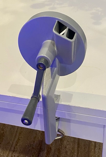 MANUAL ROTARY RUNNER Bean Slicer With Double Input Holes And Clamp £13. ...