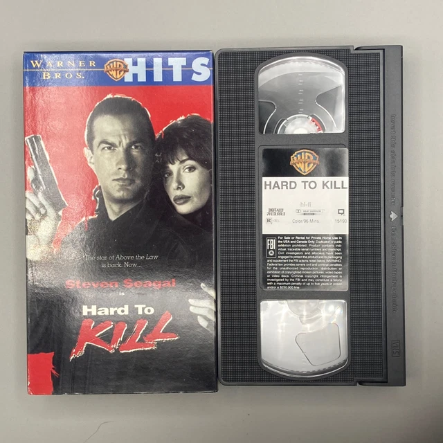 HARD TO KILL (1990), VHS Movie, Warner Home Video WB Hits (1997) S ...