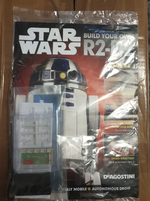 1:2 SCALE DEAGOSTINI Star Wars Build Your Own R2-D2 Issue 66 Complete ...
